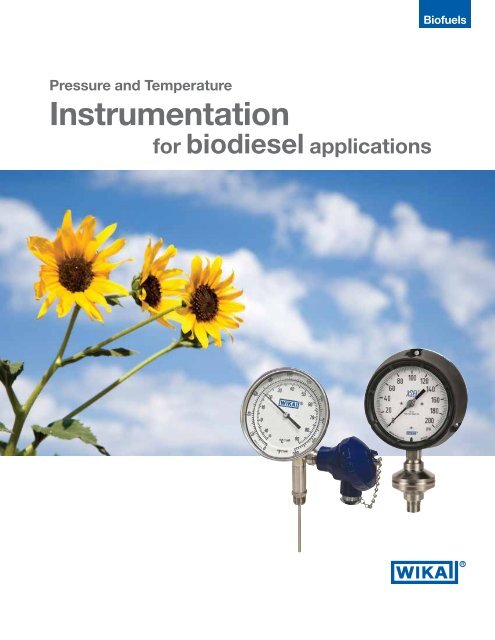 Biodiesel Applications - WIKA