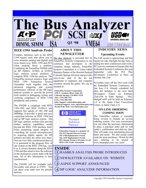 The Bus Analyzer - FuturePlus Systems