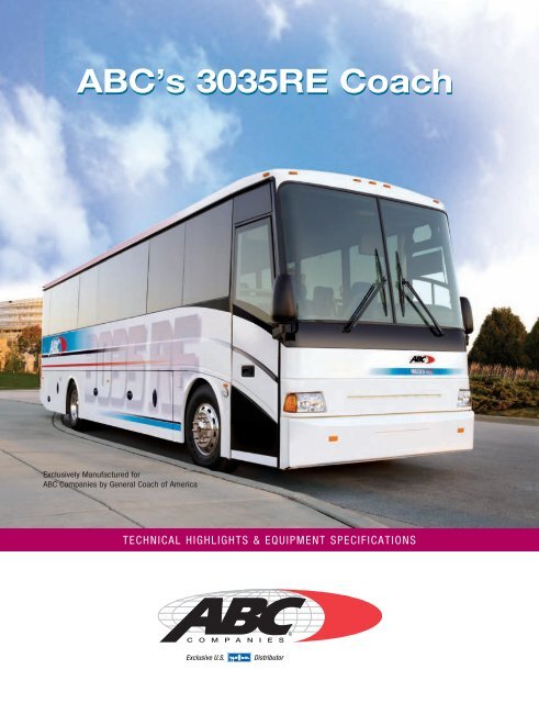 3035RE SpEcificationS & FEatuRES REAR ... - ABC Companies