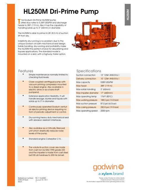 HL250M PDF - Godwin Pumps