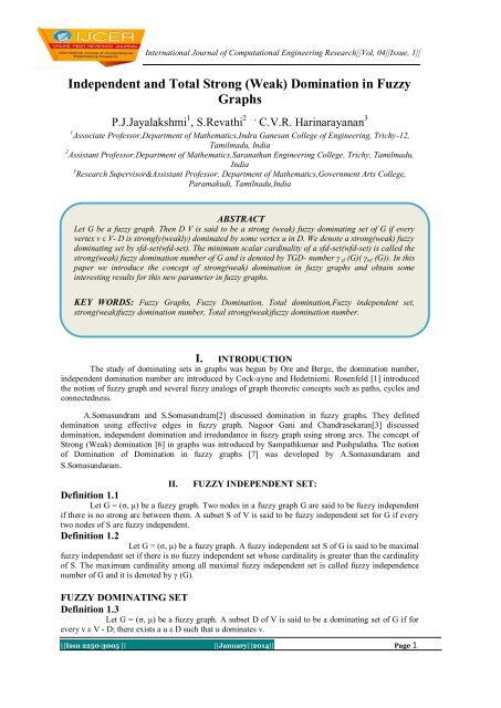 Independent Graph Definition