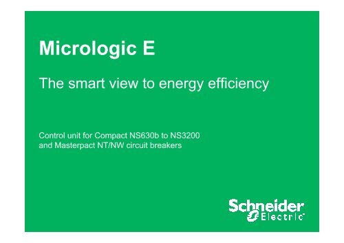 Micrologic E - Schneider Electric