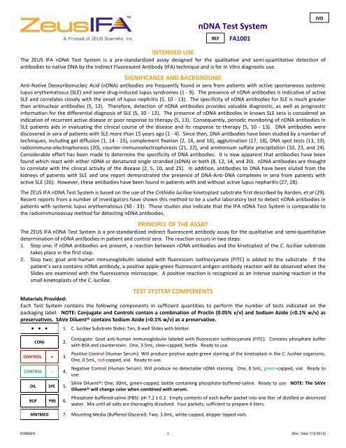 nDNA Test System - ZEUS Scientific