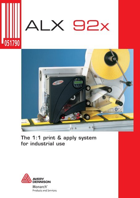 ALX 924/5/6 - Avery Dennison