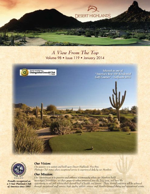 A View From The Top - Desert Highlands