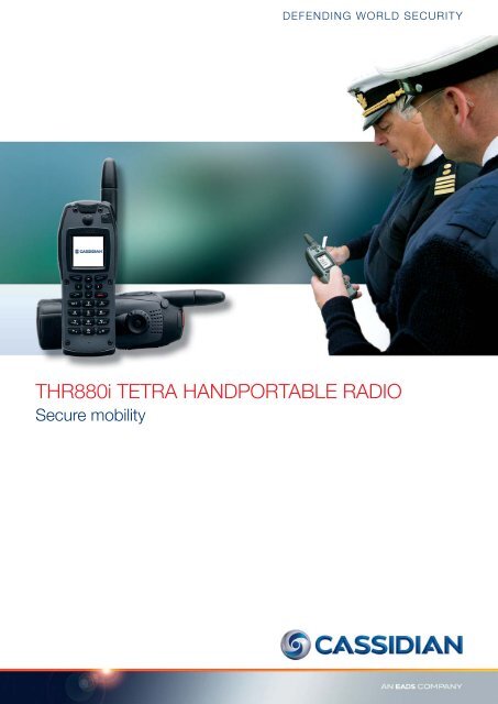 THR880i TETRA HANDPORTABLE RADIO