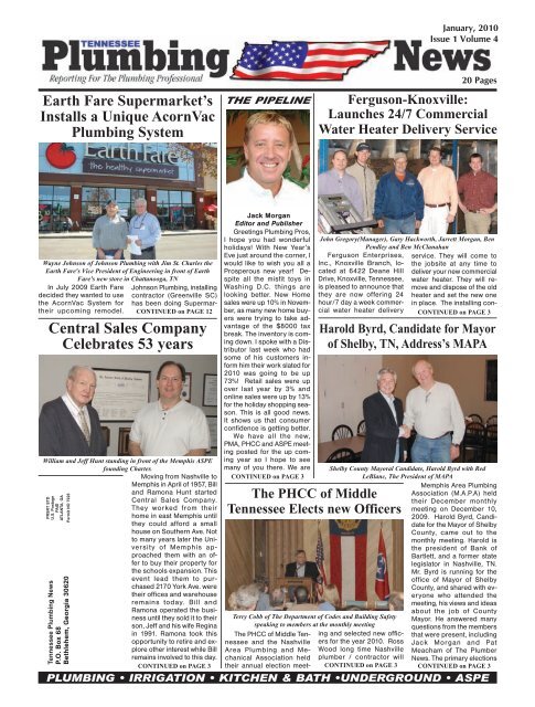 Earth Fare - The Plumbing News