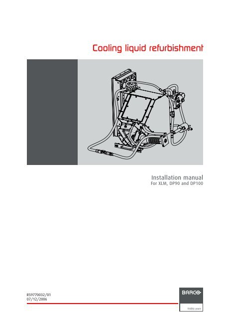 1. liquid cooling circuit - Barco