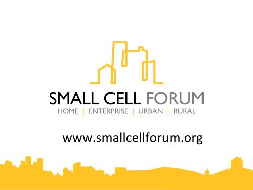 Market overview - Small Cell Forum
