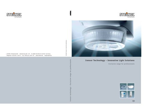 Sensor Technology – Innovative Light Solutions - Moonlight Design