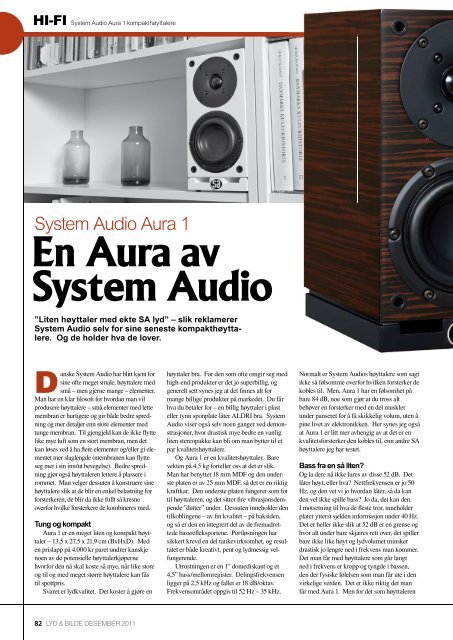 En Aura av System Audio