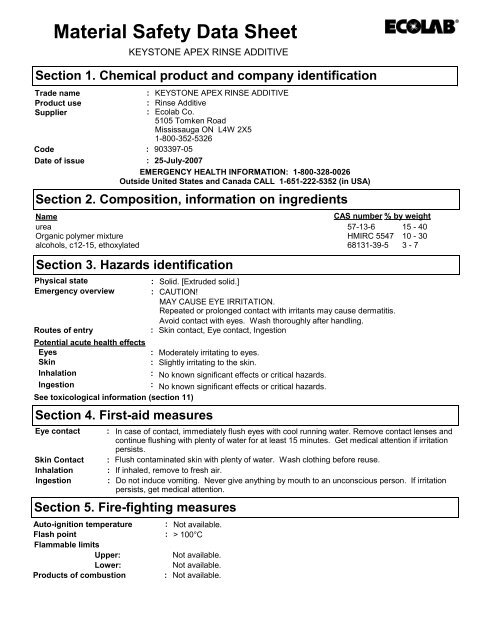 Ecolab Keystone Apex Rinse Additive.pdf