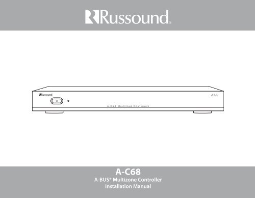 Russound A-C68 Manual - Pilote Films