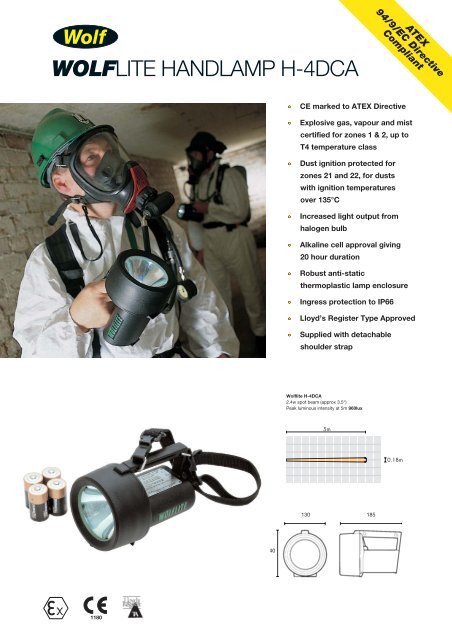 ATEX Wolflite H-4DCA Brochure - Wolf Safety Lamp Company