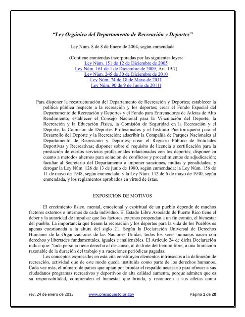 Ley 8-2004 - Portal Gobierno.PR - Gobierno de Puerto Rico