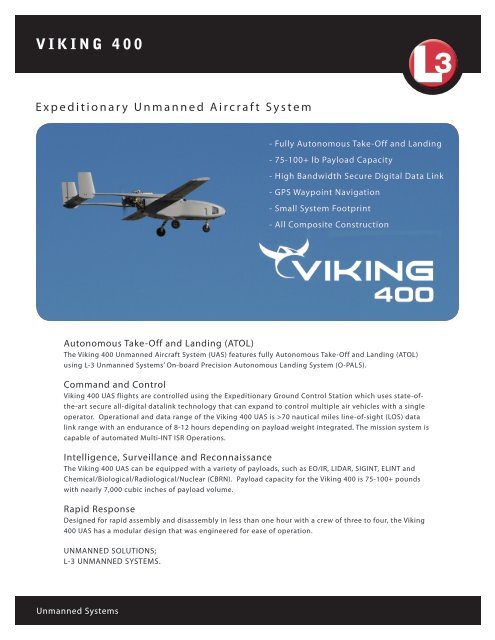 VIKING 400 - L-3 Communications