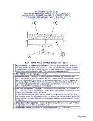 DESIGN No. F906 Restrained Assembly Rating - A/D Fire Protection ...