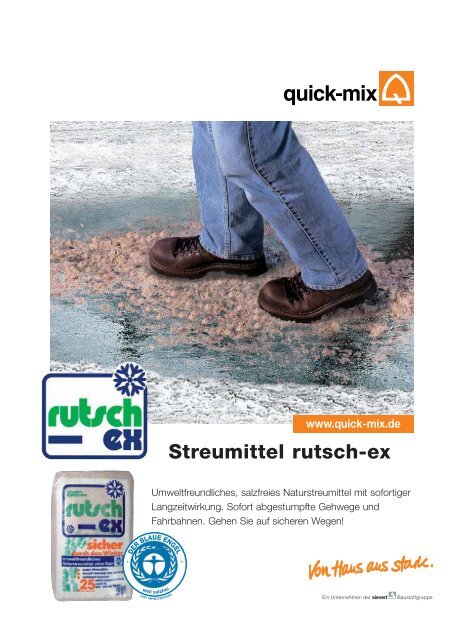 Streumittel rutsch-ex - Quick-Mix