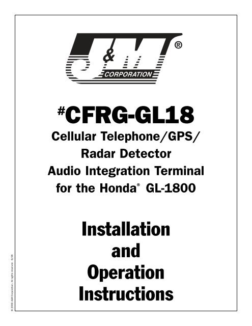 #CFRG-GL18 - J&M Motorcycle Audio