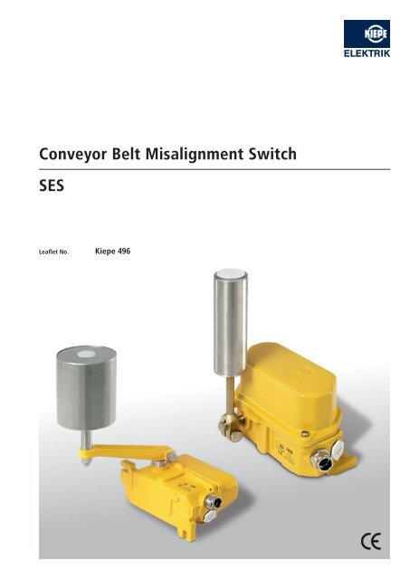 Conveyor Belt Misalignment Switch Type SES - Rfe.ie