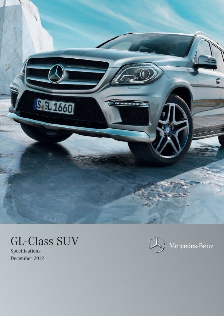 GL-Class Equipment & Specifications List - Mercedes-Benz