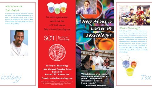 brochures - Society of Toxicology