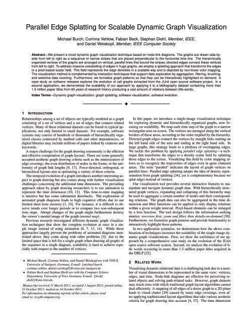 Parallel Edge Splatting For Scalable Dynamic Graph Visualization