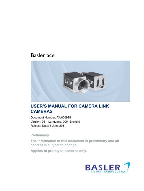 Ace CL Um.book - Graftek Imaging Inc.