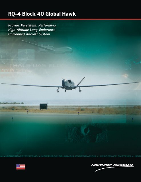 RQ-4 Block 40 Global Hawk - Northrop Grumman Corporation