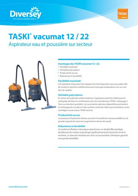 TASKI® vacumat 12 / 22