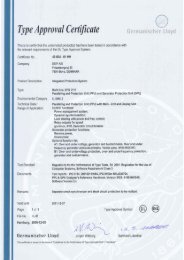 LPCB approval certificate Fire Type 1 - WebWayOne