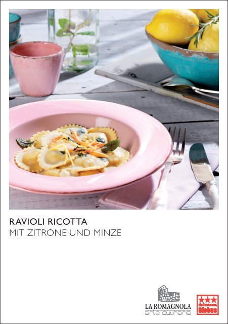 Ravioli Ricotta mit Zitrone und minZe - Le Patron AG
