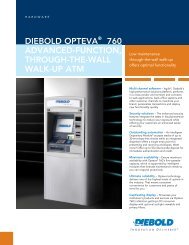 Diebold opteva® 520 lobby Cash Dispenser - Funcionatech