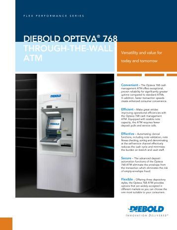 Diebold opteva® 520 lobby Cash Dispenser - Funcionatech