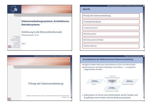 3. Grundlagen und Einzelaufgaben der Datenverwaltung für die PPS