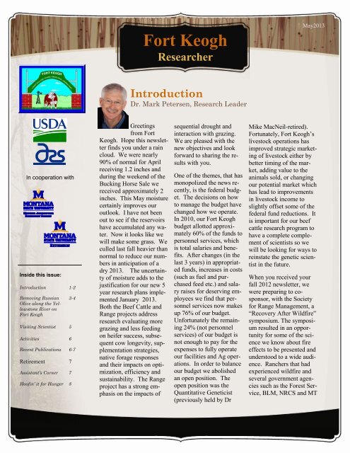 Fort Keogh - Agricultural Research Service