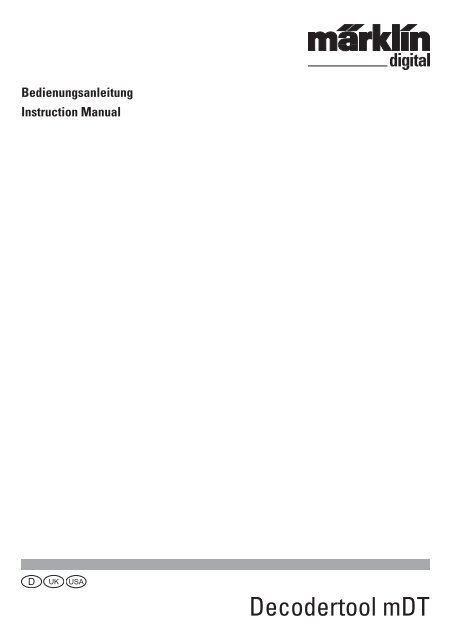 Decodertool mDT - Märklin