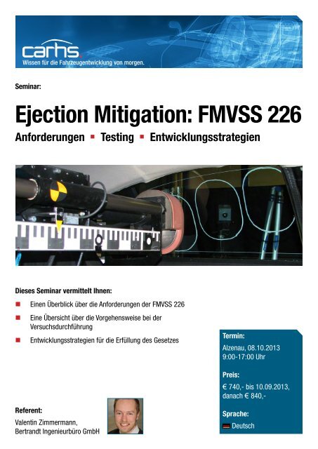 Ejection Mitigation: FMVSS 226 - Carhs.com