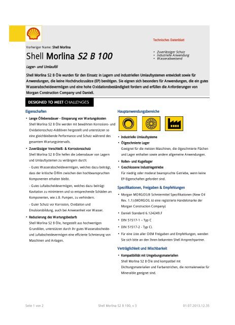 Shell Morlina S2 B 100