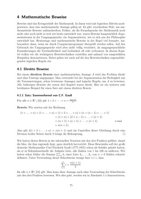 4 Mathematische Beweise