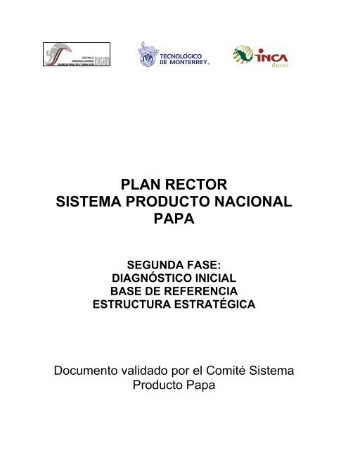 plan rector sistema producto nacional papa - InfoRural.com.mx