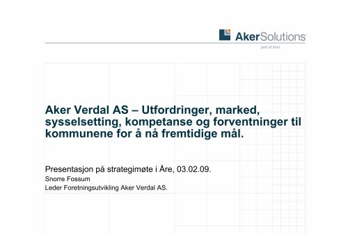 Aker Verdal AS - Innherred samkommune