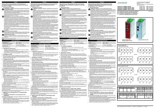 Package Slip PACKB.IST MGUARD RSX000 (-VPN) - Innominate ...