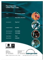 ENTRY AND EXIT INSPECTION REPORT