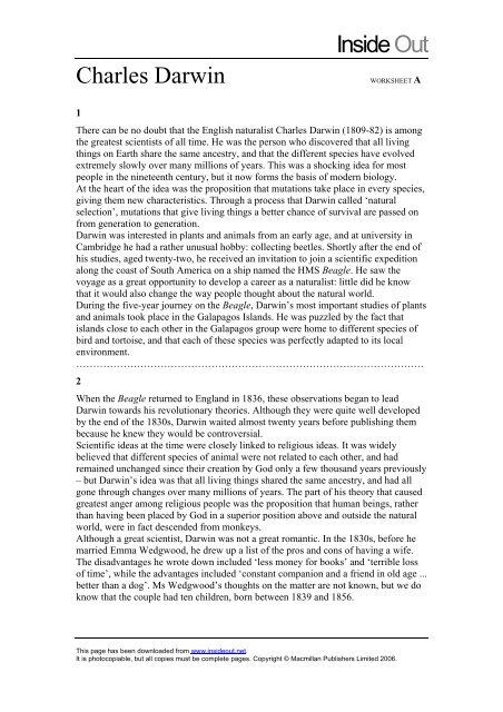 Darwin Worksheets Darwin Day Activities | Google Slides & PowerPoint