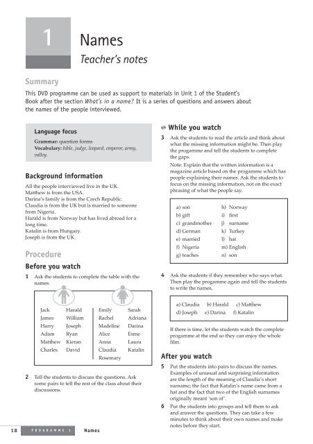 1 Names - Inside Out