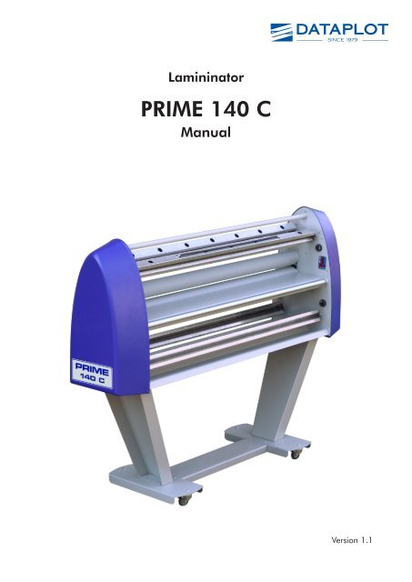 EMBLEM Easylam Prime 140 Manual english - Dataplot Gmbh