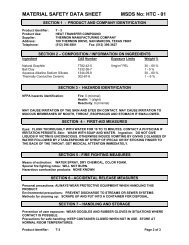 SECTION 8 – EXPOSURE CO