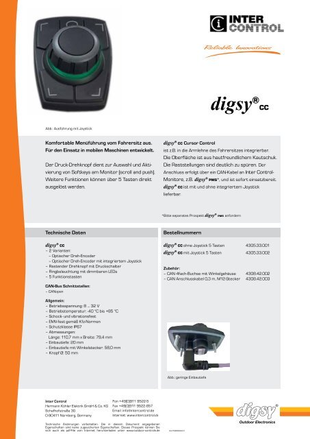 digsy® - INTER CONTROL