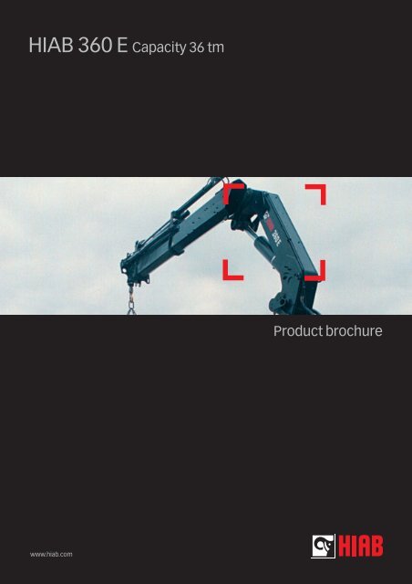 HIAB 360 E Capacity 36 tm Product brochure - INTERCON Truck ...